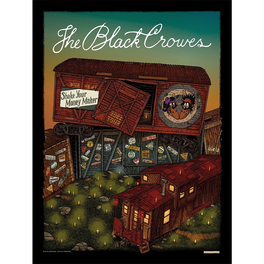 SYMM Tour 2022 Lithograph - The Black Crowes Official Store